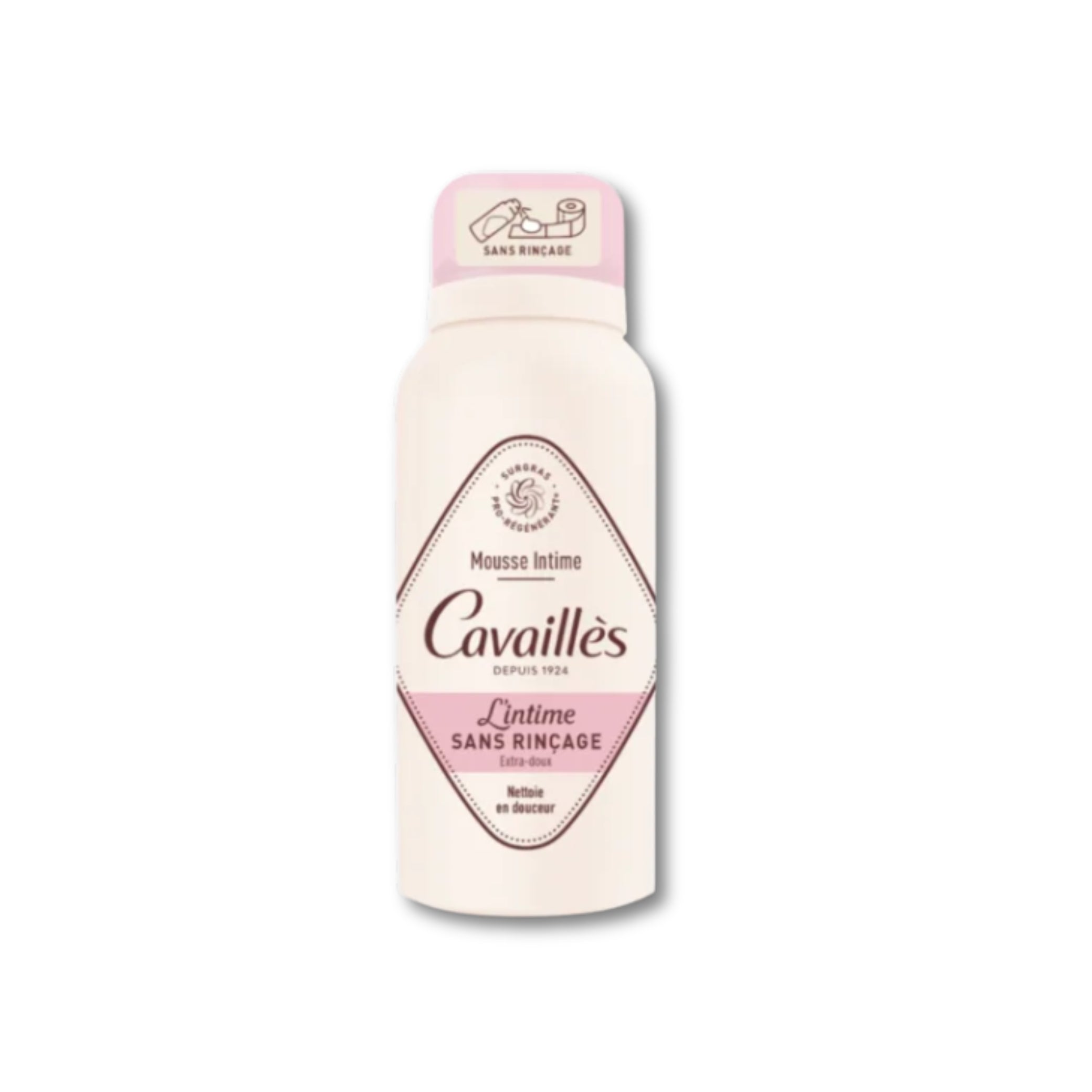 Rogé Cavaillès Mousse Intime Sans Rinçage Extra Doux 100ml