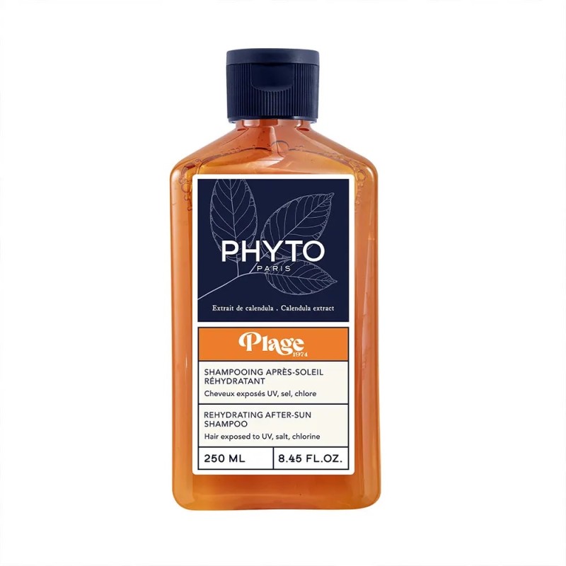 Phyto Plage Shampoing Après-soleil Réhydratant Cheveux exposés UV Sel ...